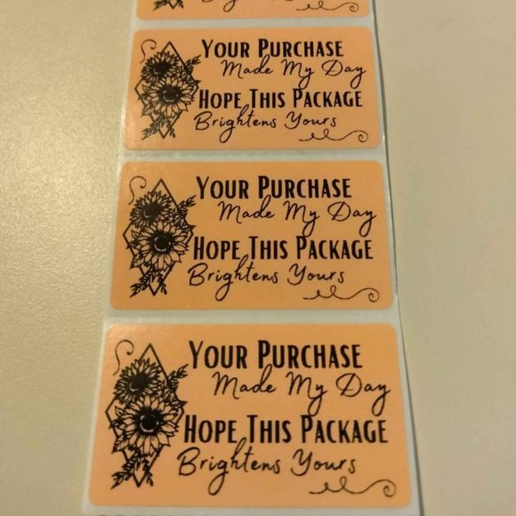 Hand Crafted | Office | 0 Made My Day Shipping Labels Thermal Packaging ...